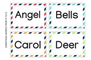 300+ Christmas Words from A to Z - Santa's Christmas