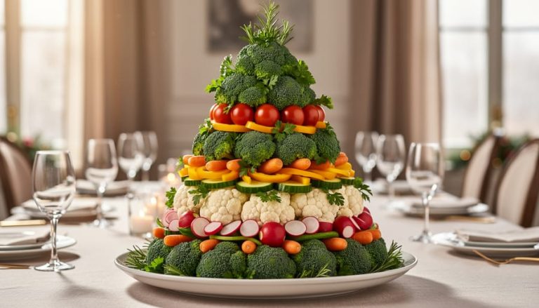 Transform Your Holiday Table with an Edible Vegetable Christmas Tree ...