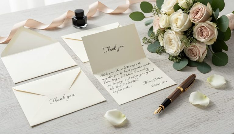 Wedding Thank You Notes That Actually Touch Hearts (And When to Send ...